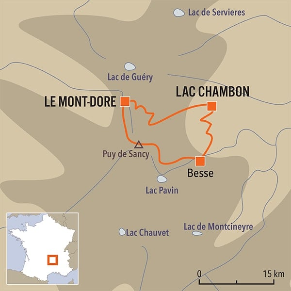 Tour du Massif du Sancy, randonnée liberté Massif central