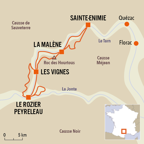 Les gorges du Tarn en randonnée - 5 jours