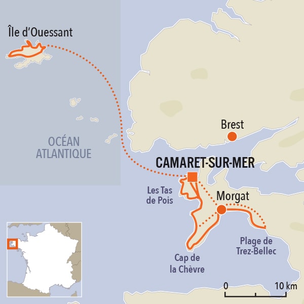 Presqu'île de Crozon, randonnée accompagné